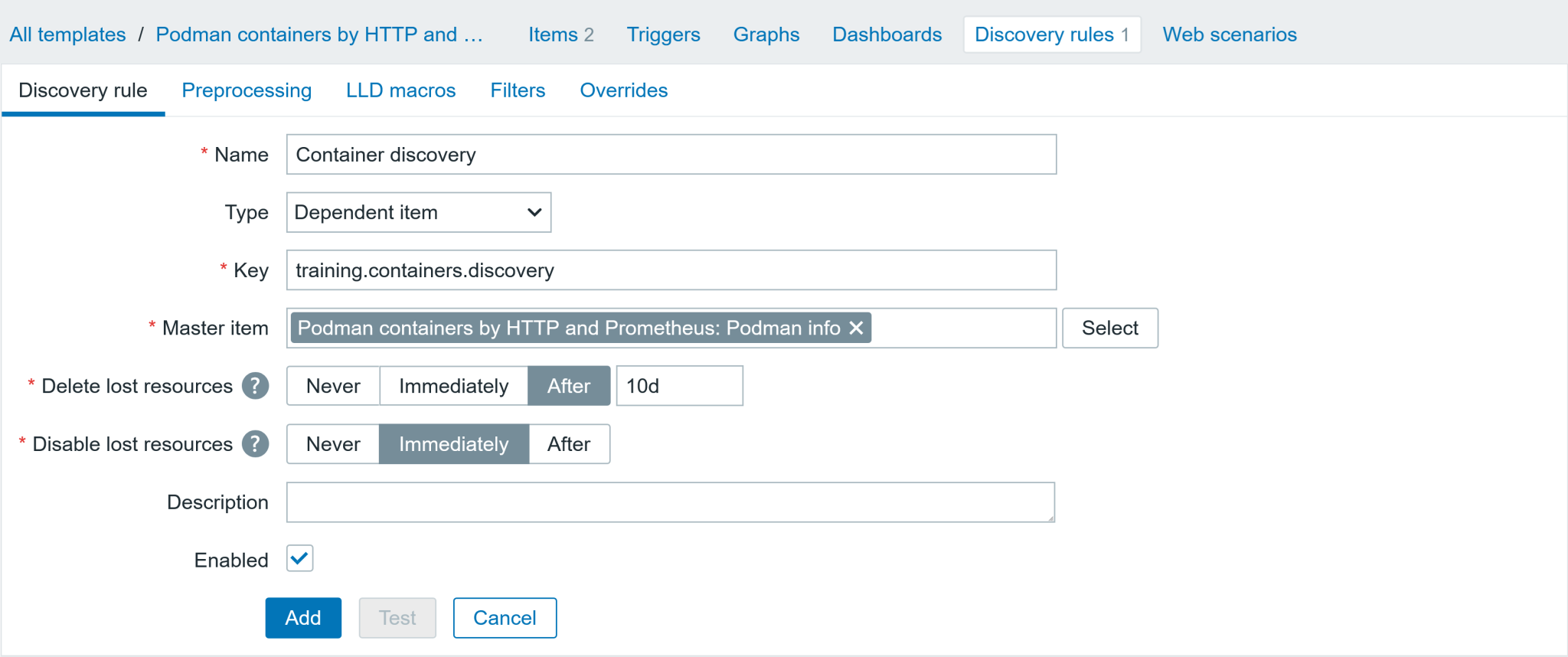 Podman Container Monitoring with Prometheus Exporter, part 2 - Zabbix Blog